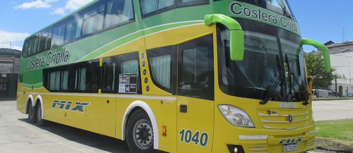 Pasajes en micro de Costera Criolla | Central de Pasajes